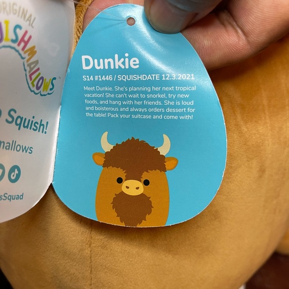 Squishmallows | Other | Squishmallow 4 Dunkie Bison Soft Brown ...